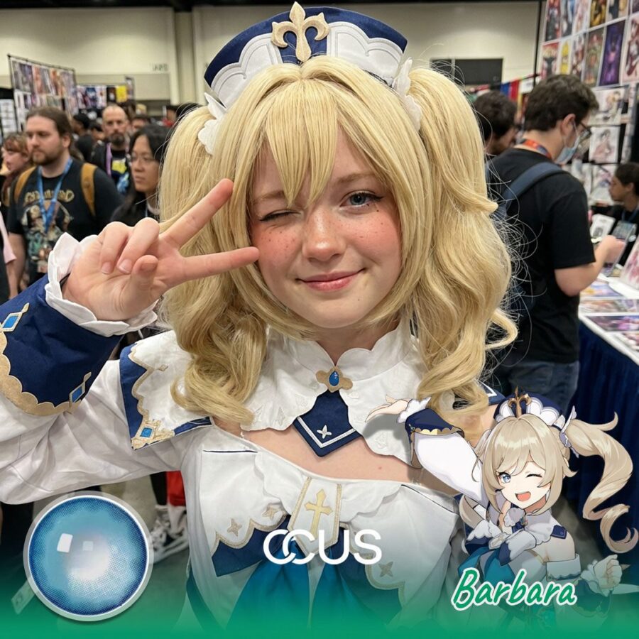 Genshin Impact Barbara Cosplay Contact Lenses - CCUS Eyewear | Premium ...