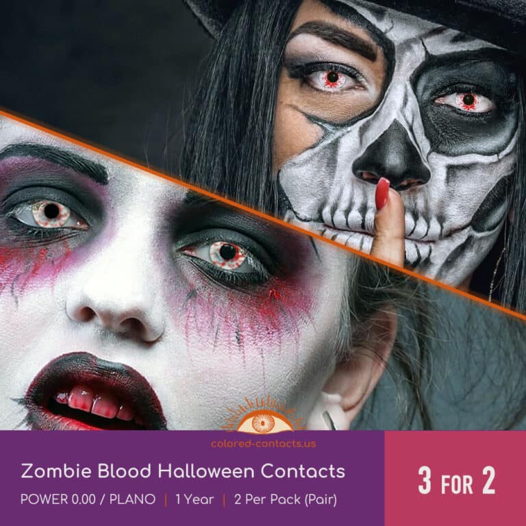 Zombie Blood Halloween Contacts - CCUS | Premium Colored Contacts