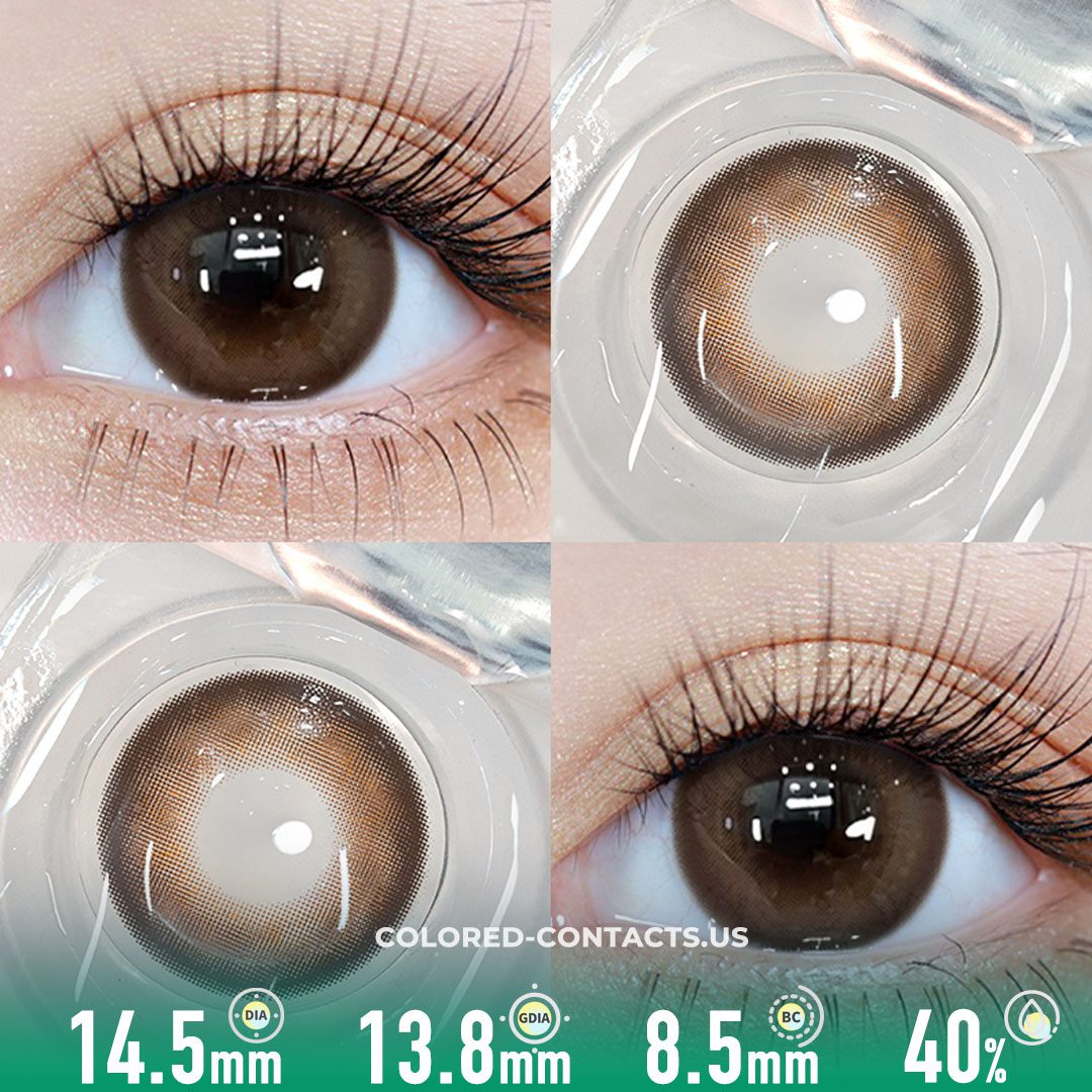 Candy Brown Colored Contacts - CCUS Eyewear | Premium Colored Contacts