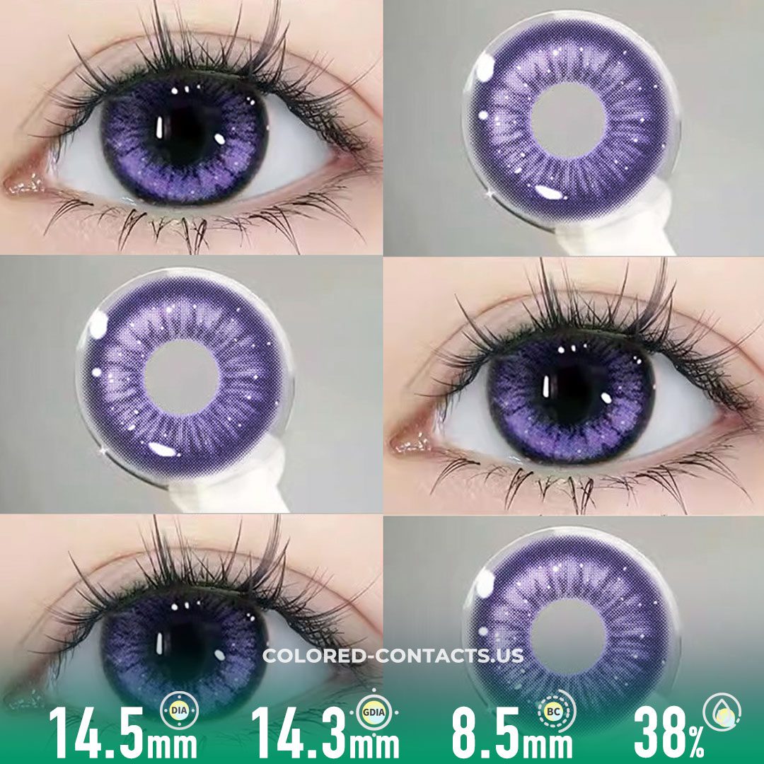 Candy Purple Colored Contacts - Colored Contacts