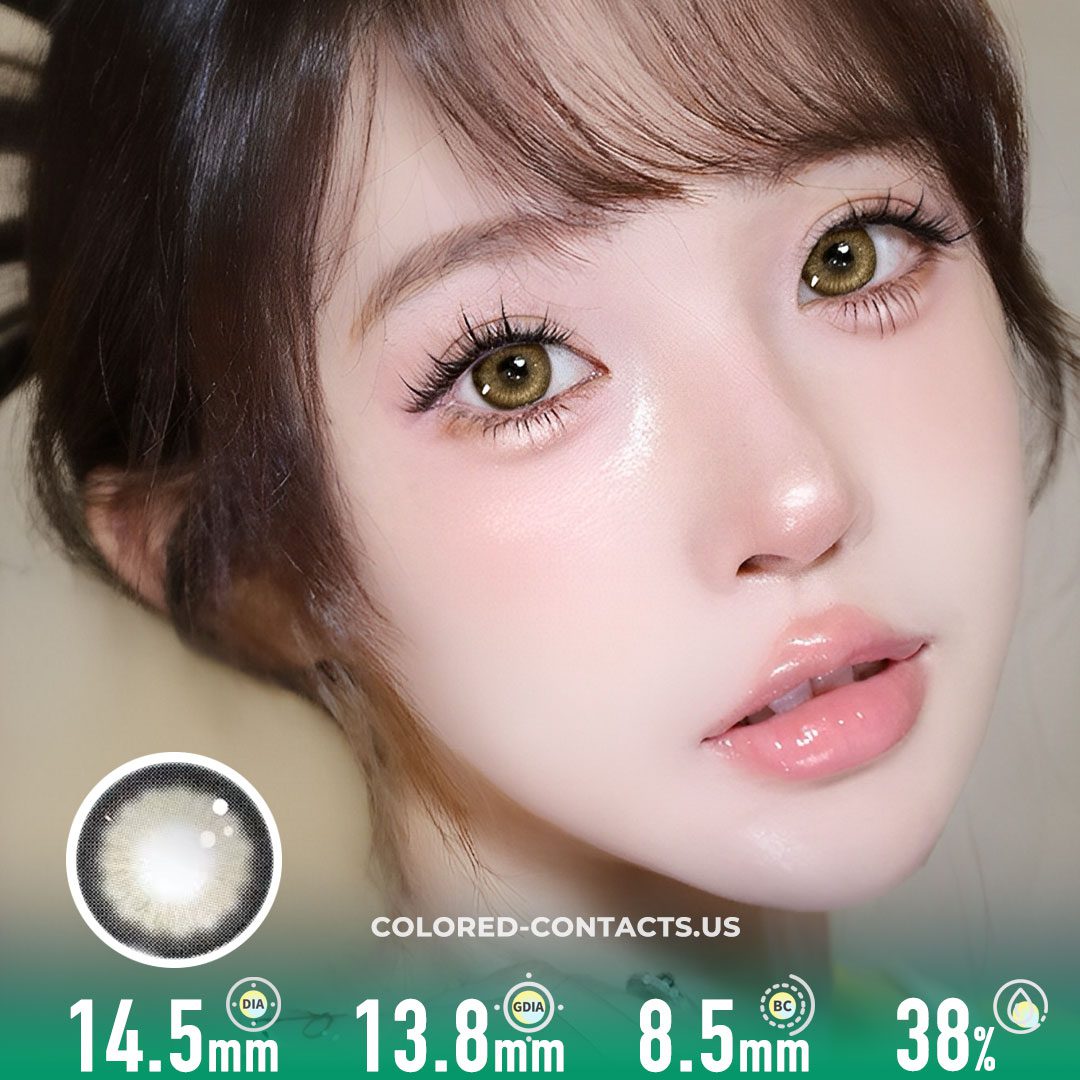 Real Khaki Colored Contacts - CCUS | Premium Colored Contacts