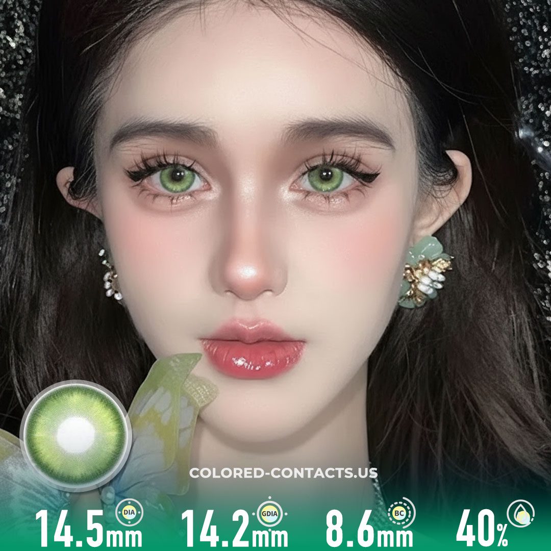Ice Green Colored Contacts - CCUS Eyewear | Premium Colored Contacts