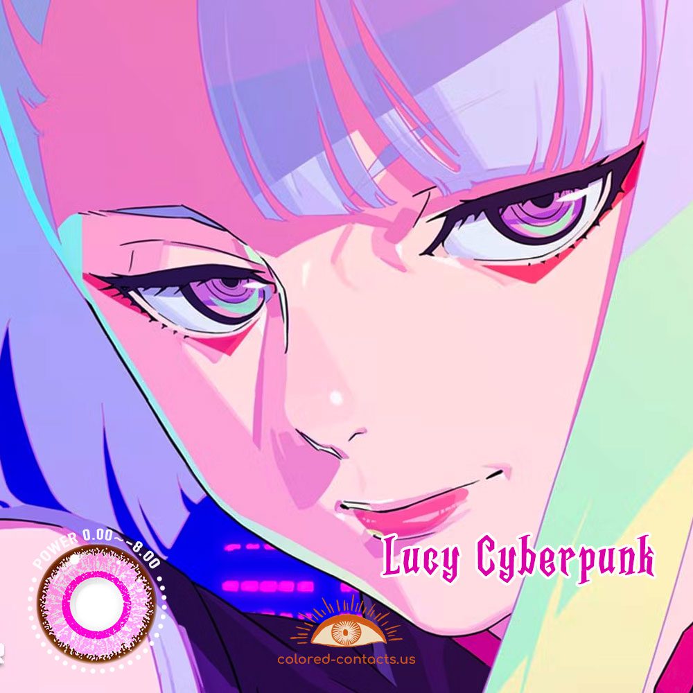 Lucy Cyberpunk Cosplay Contact Lenses - CCUS Eyewear | Premium Colored ...