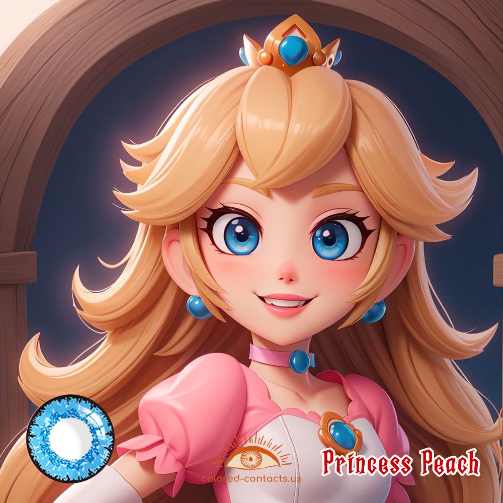 Princess Peach Cosplay Contact Lenses - CCUS | Premium Colored Contacts