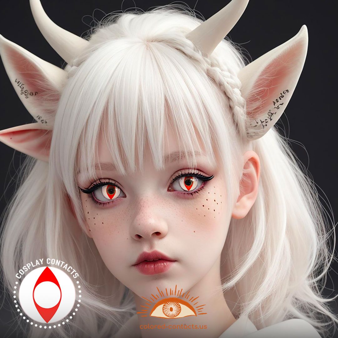 Anime Red Cat Eyes