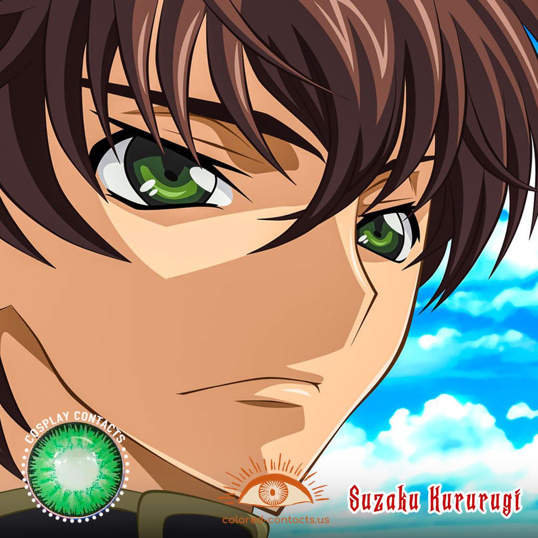 Suzaku Kururugi Cosplay Contacts Ccus Eyewear Premium Colored Contacts