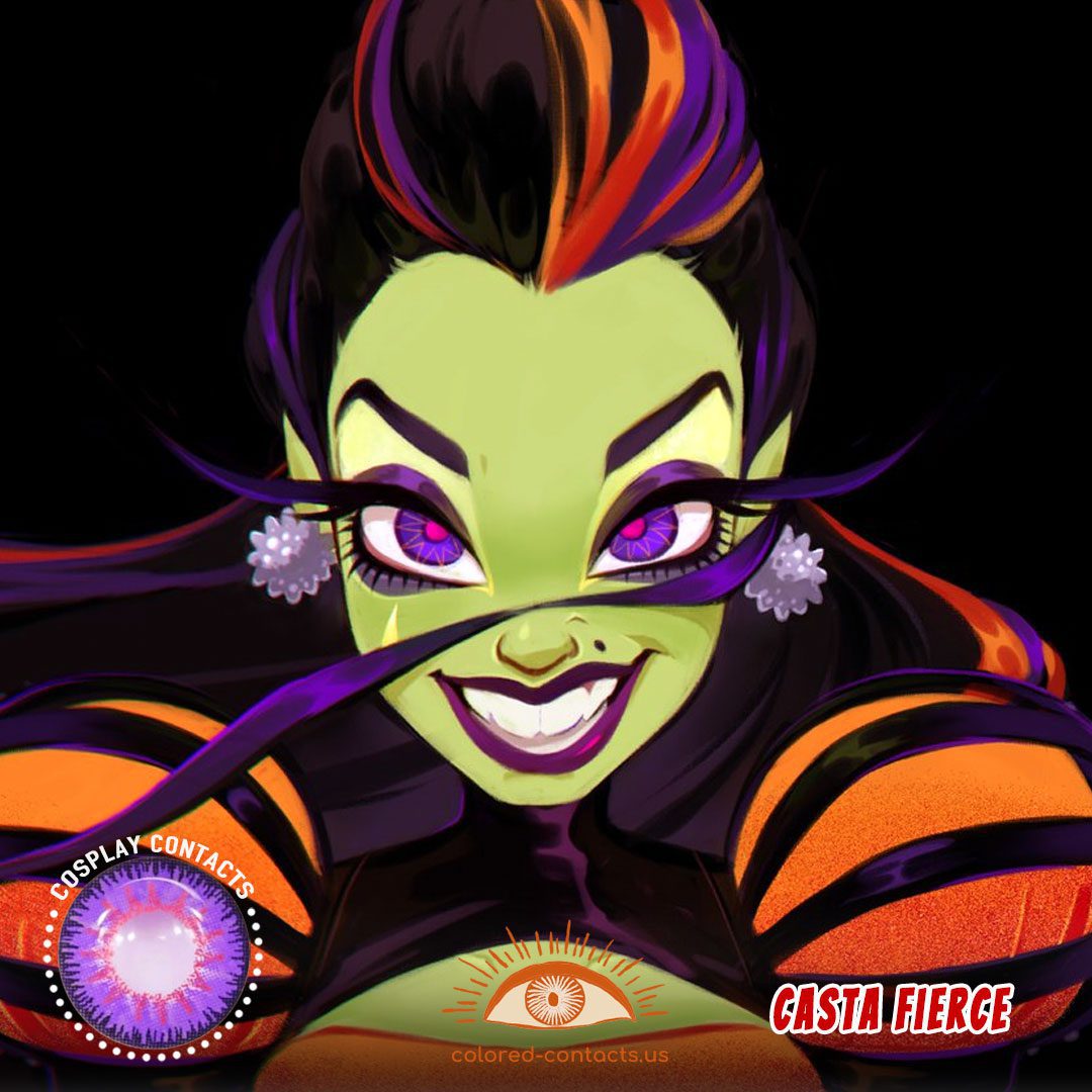 Monster High : Casta Fierce Cosplay Contact Lenses - CCUS | Premium ...