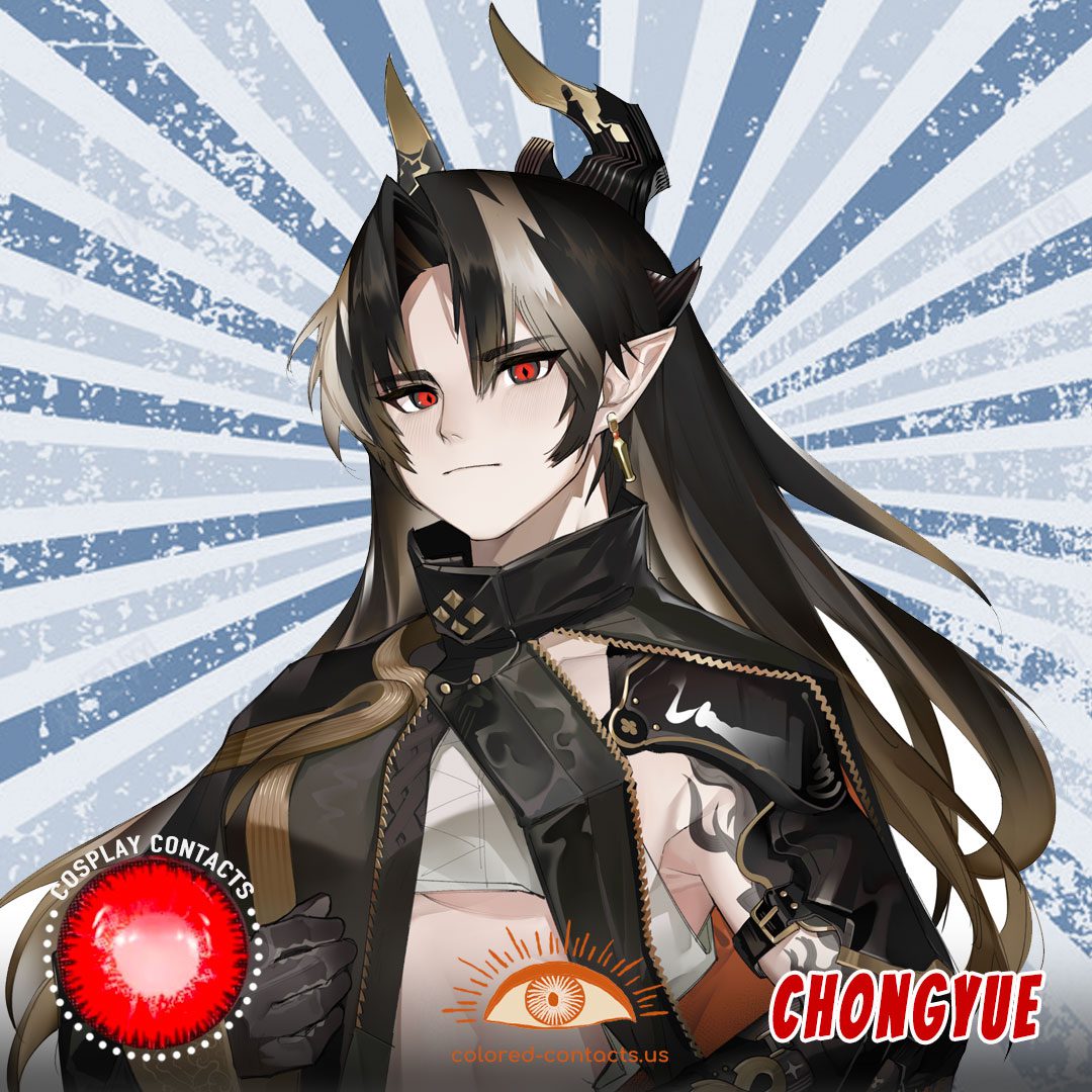 Arknights : Chongyue Cosplay Contact Lenses - Colored Contacts