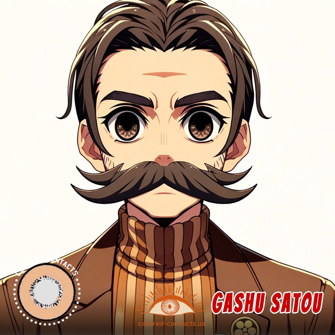 Gashu Satou Cosplay Contact Lenses - Colored Contacts