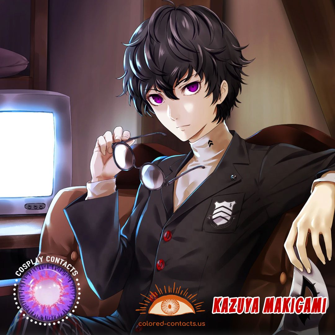 Persona 5 : Kazuya Makigami Cosplay Contact Lenses - CCUS | Premium ...