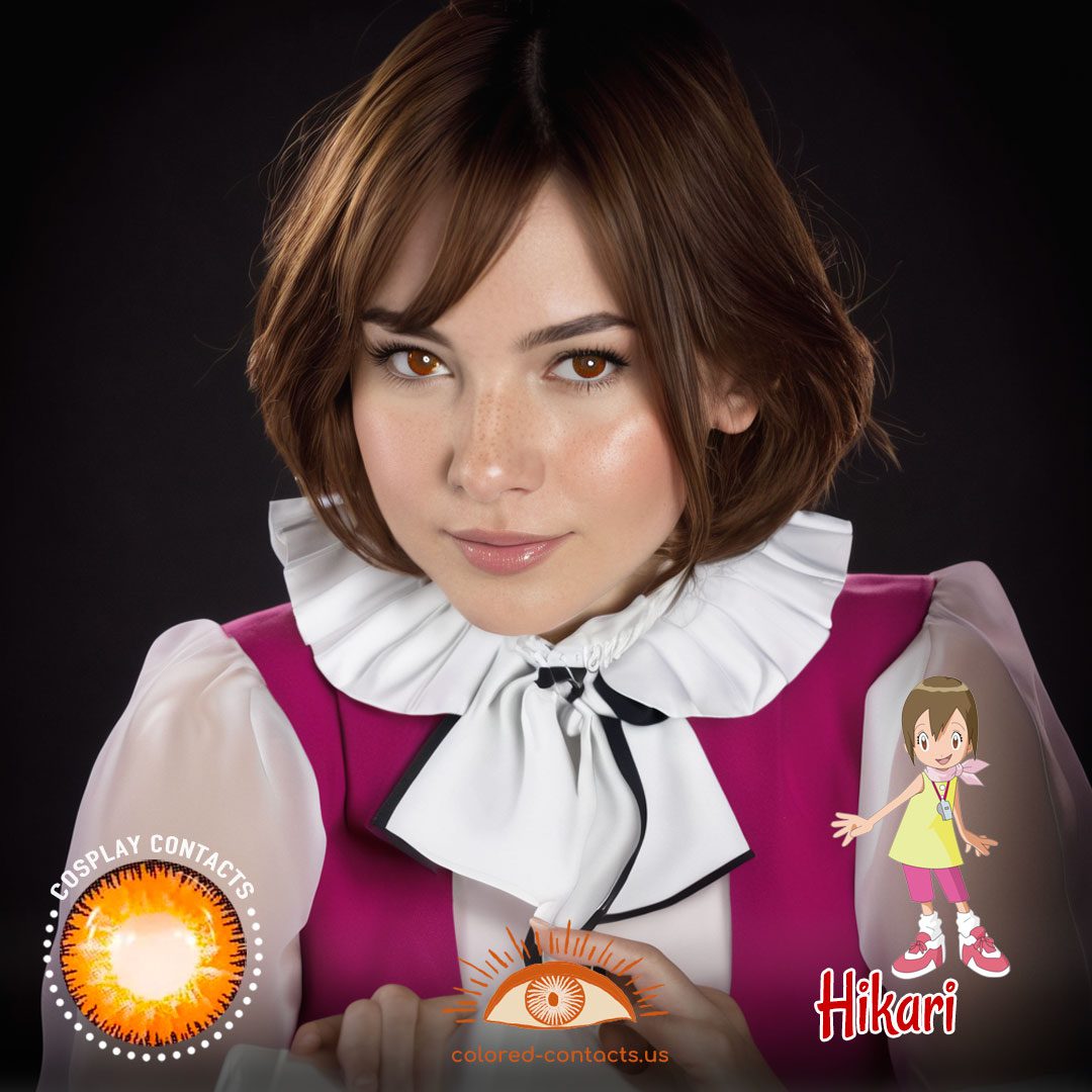 Digimon: Hikari Cosplay Contact Lenses - CCUS | Premium Colored Contacts
