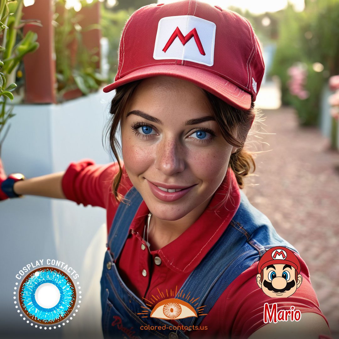 Mario Cosplay Contact Lenses - CCUS | Premium Colored Contacts