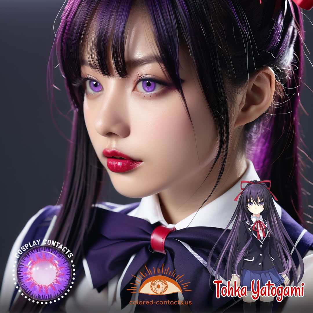 Date A Live: Tohka Yatogami Cosplay Contact Lenses - CCUS | Premium ...