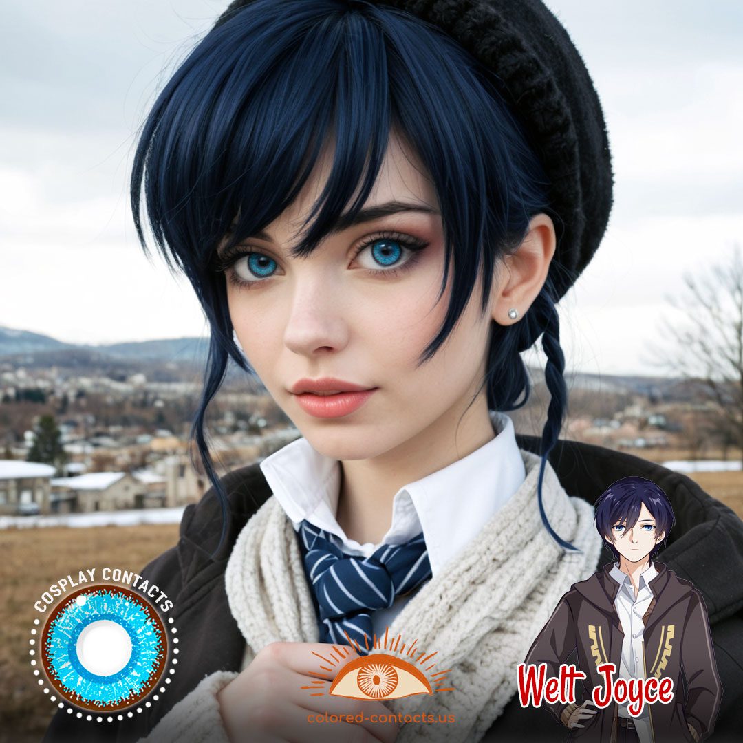Honkai Impact 3rd: Welt Joyce Cosplay Blue Contact Lenses - CCUS ...