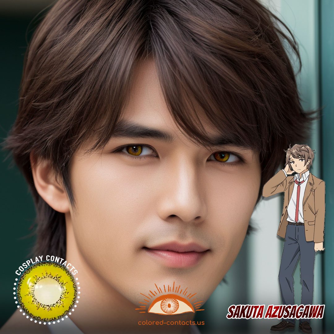 Sakuta Azusagawa Cosplay Brown Contact Lenses - Colored Contacts