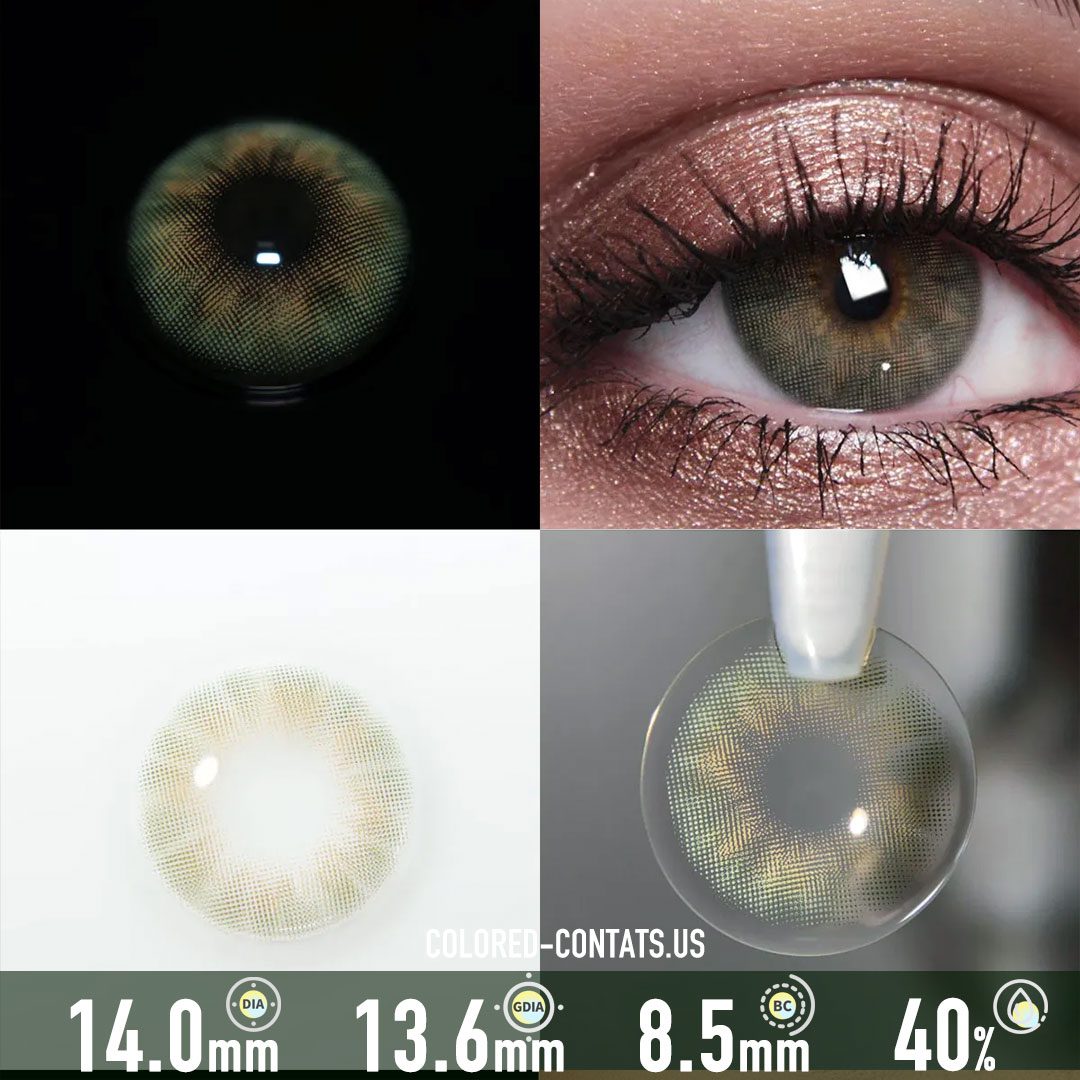 Asa Green Contact Lenses - Colored Contacts