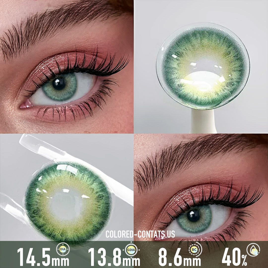 Celestia Green Contact Lenses - CCUS | Premium Colored Contacts