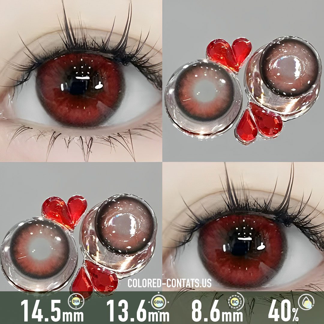 Mystical Tower Rose Contact Lenses - CCUS Eyewear | Premium Colored ...
