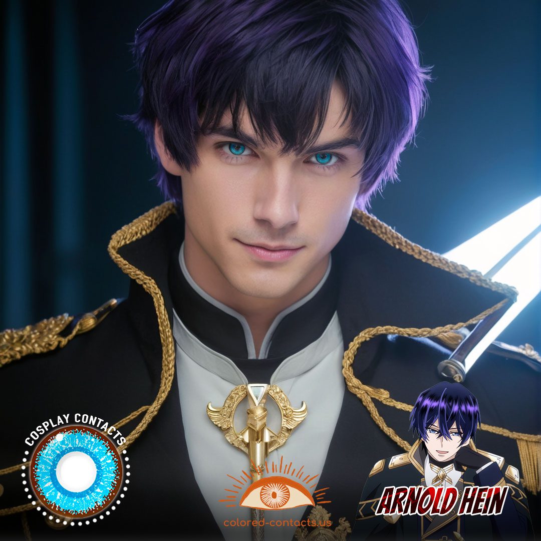 Arnold HEIN Cosplay Blue Contact Lenses - CCUS | Premium Colored Contacts