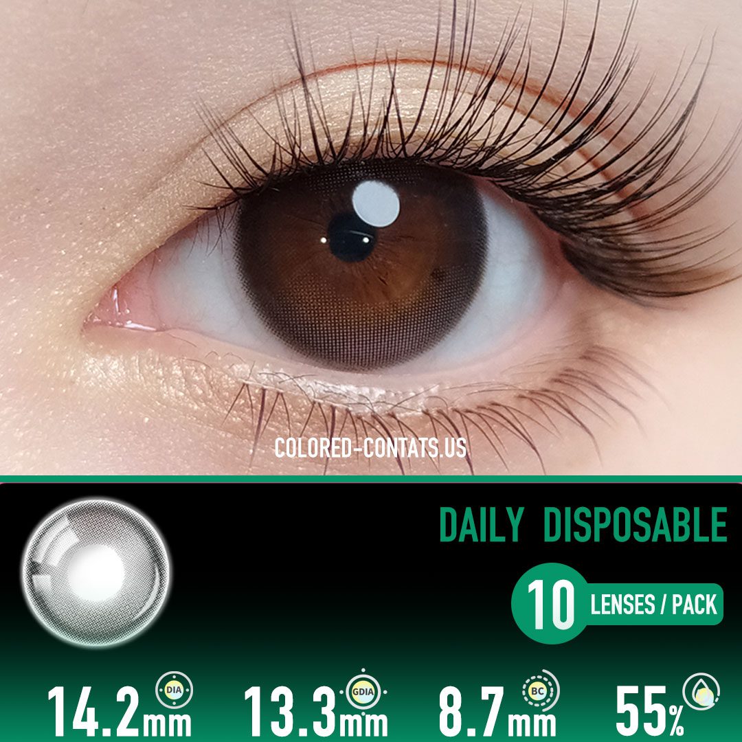 Royal Dusty Pink Contact Lenses - CCUS Eyewear | Premium Colored Contacts
