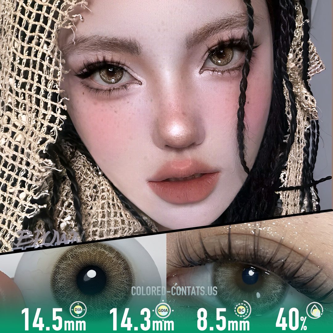Tulip Galaxy Brown Contact Lenses - CCUS Eyewear | Premium Colored Contacts