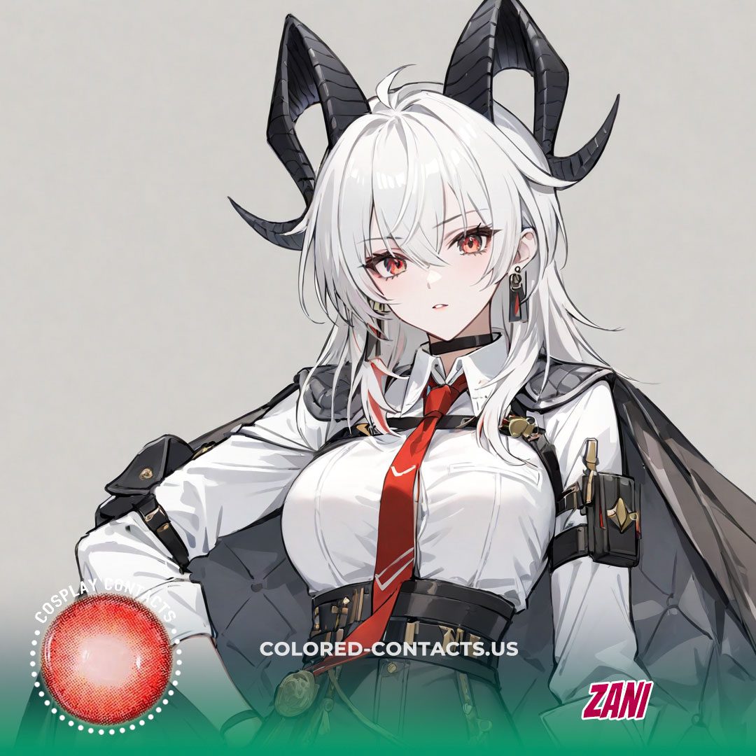 Wuthering Waves: Zani Cosplay Red Contact Lenses - CCUS | Premium ...