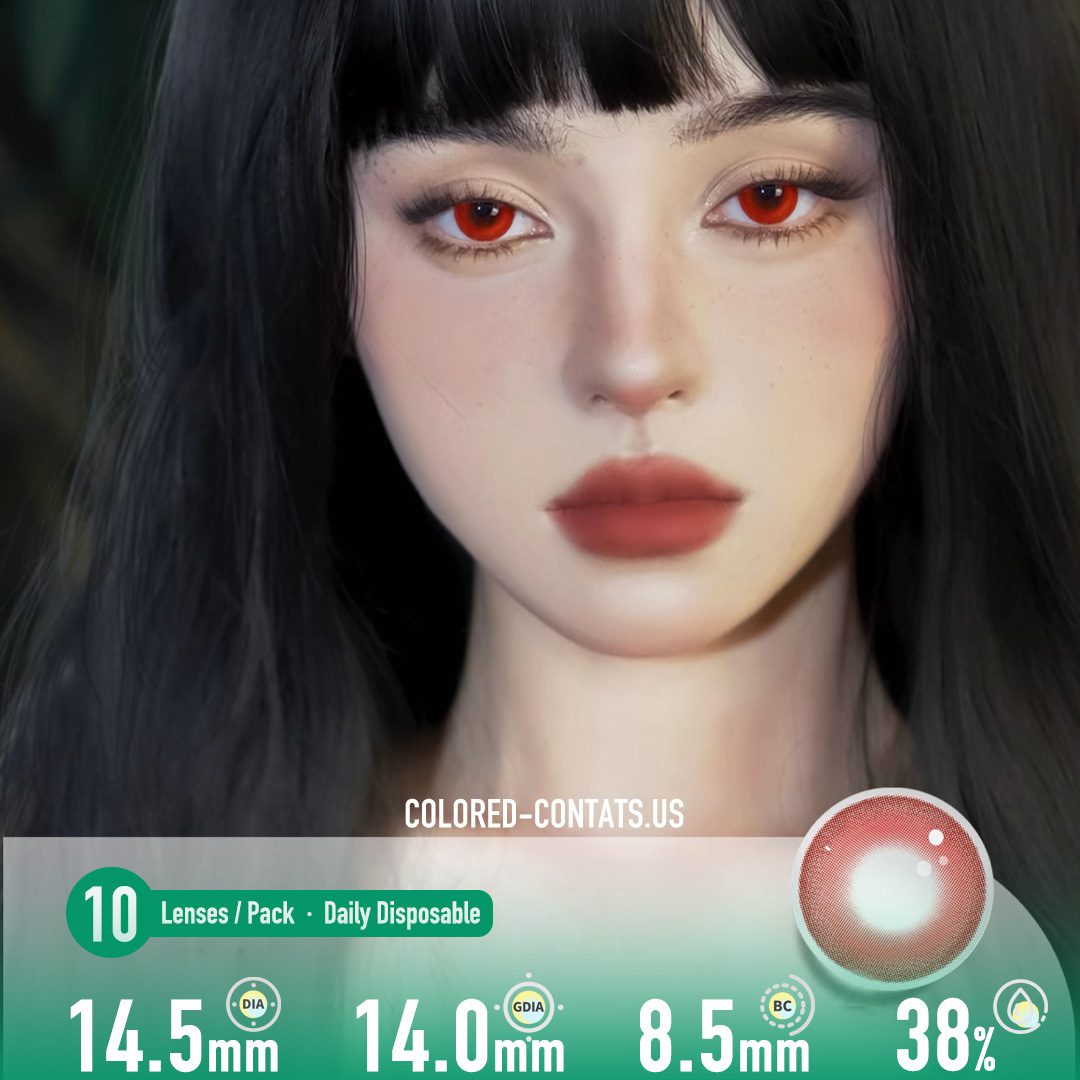 Red Devil Eye Contact Lenses - 10PCs - CCUS Eyewear | Premium Colored ...
