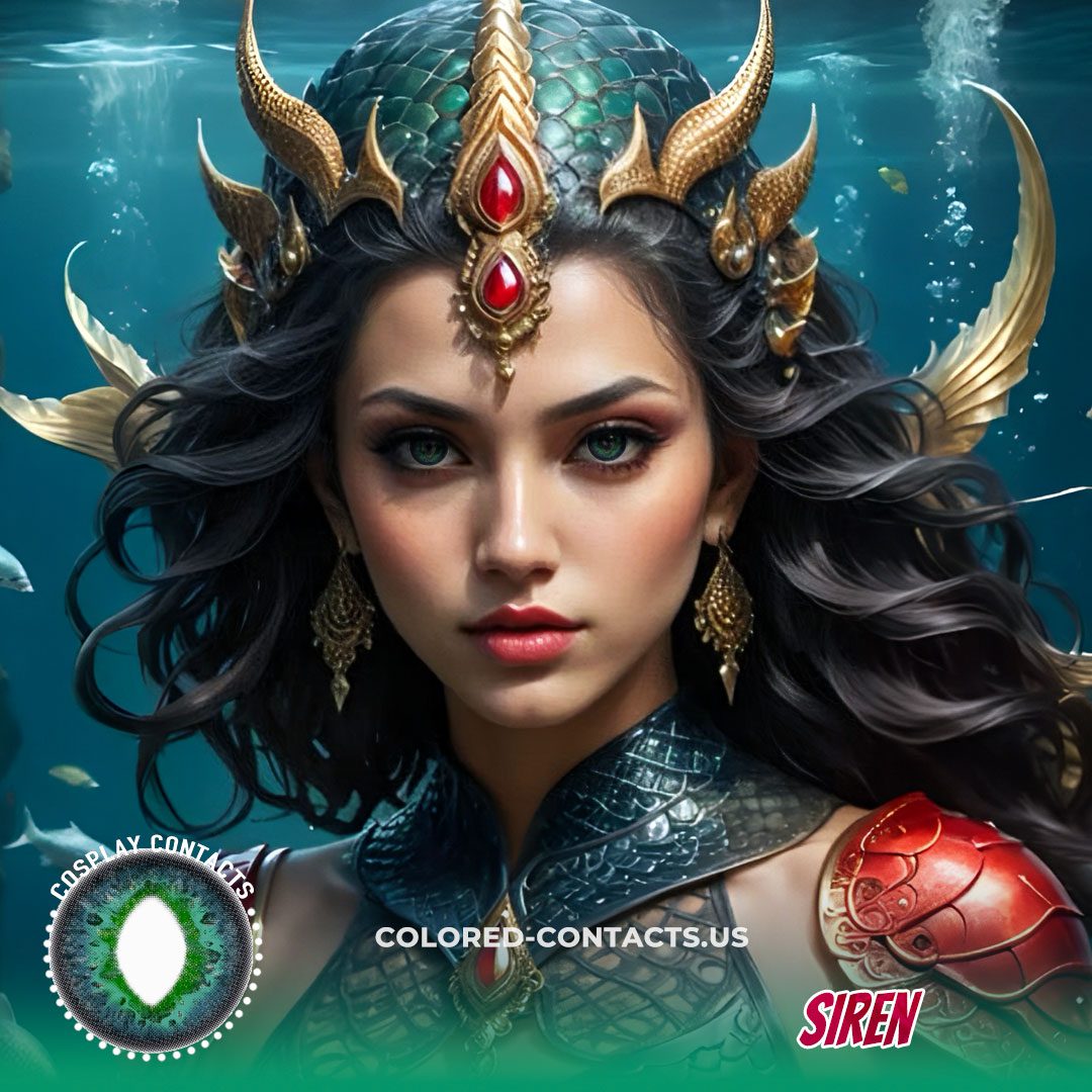 Siren's Gaze Cosplay Contact Lenses - CCUS Eyewear | Premium Colored ...