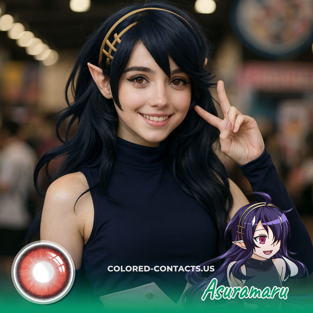 Asuramaru Cosplay Contact Lenses - CCUS Eyewear | Premium Colored Contacts
