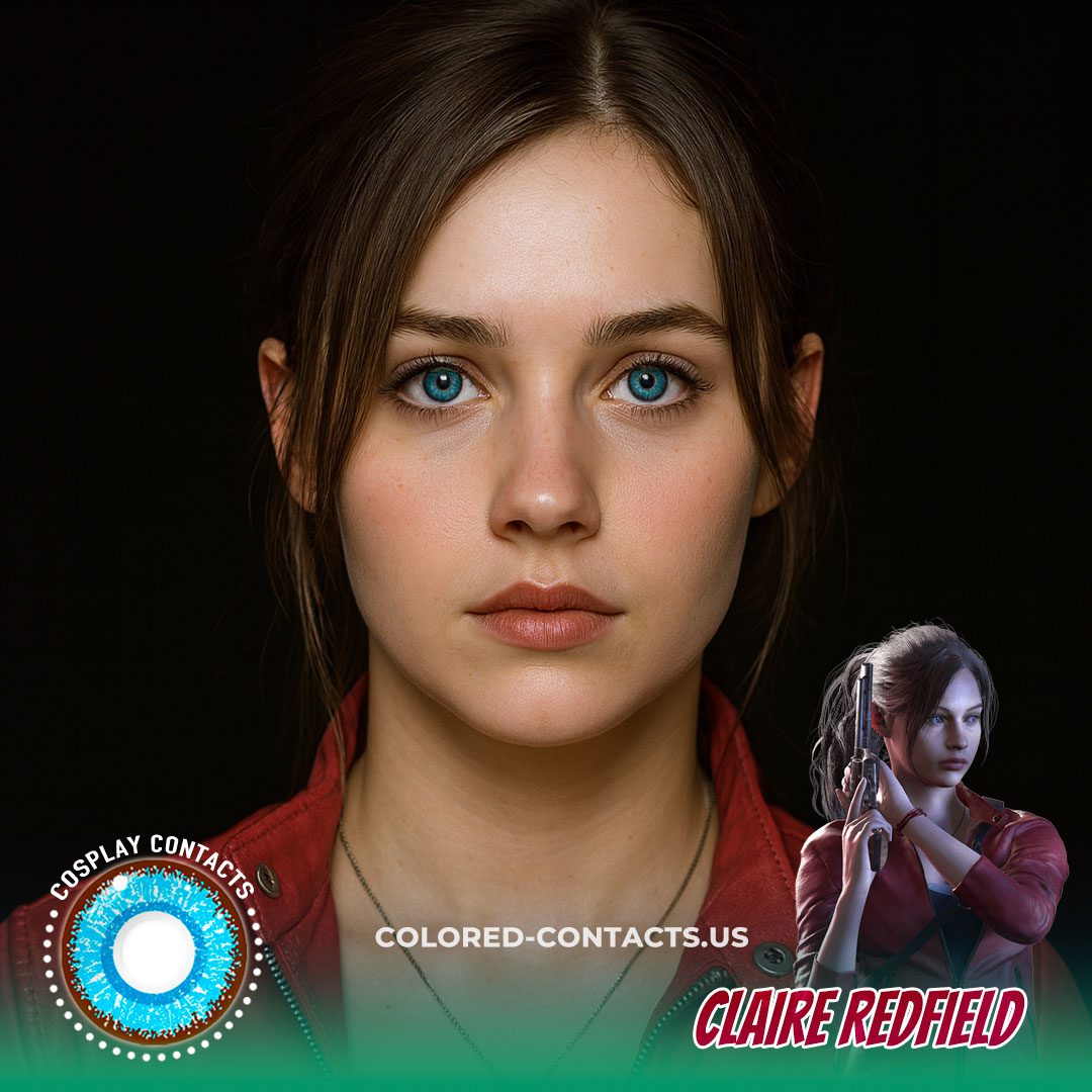 Claire Redfield Cosplay Contact Lenses - CCUS Eyewear | Premium Colored ...