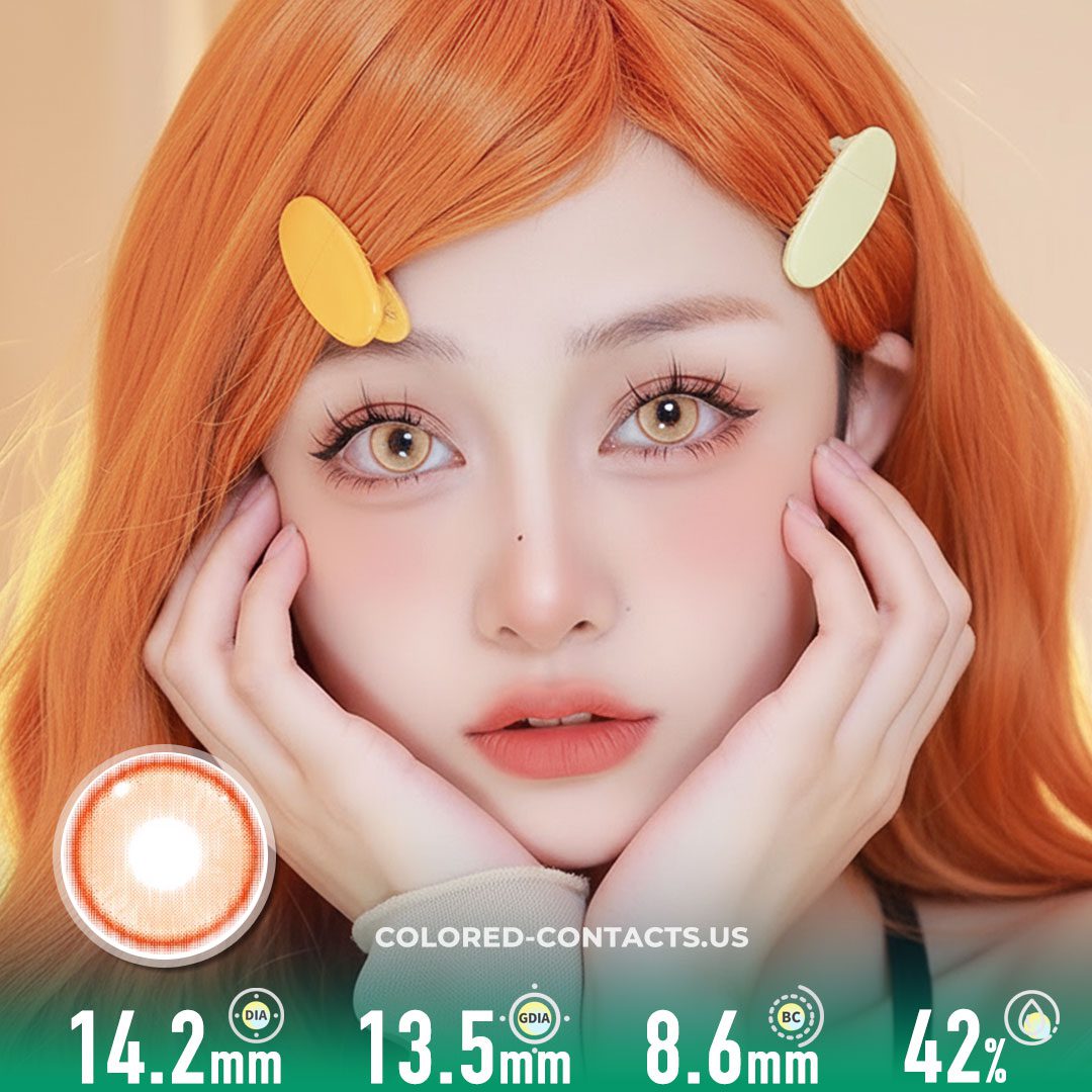 Radiant Ring Golden Brown Colored Contacts - CCUS Eyewear | Premium ...