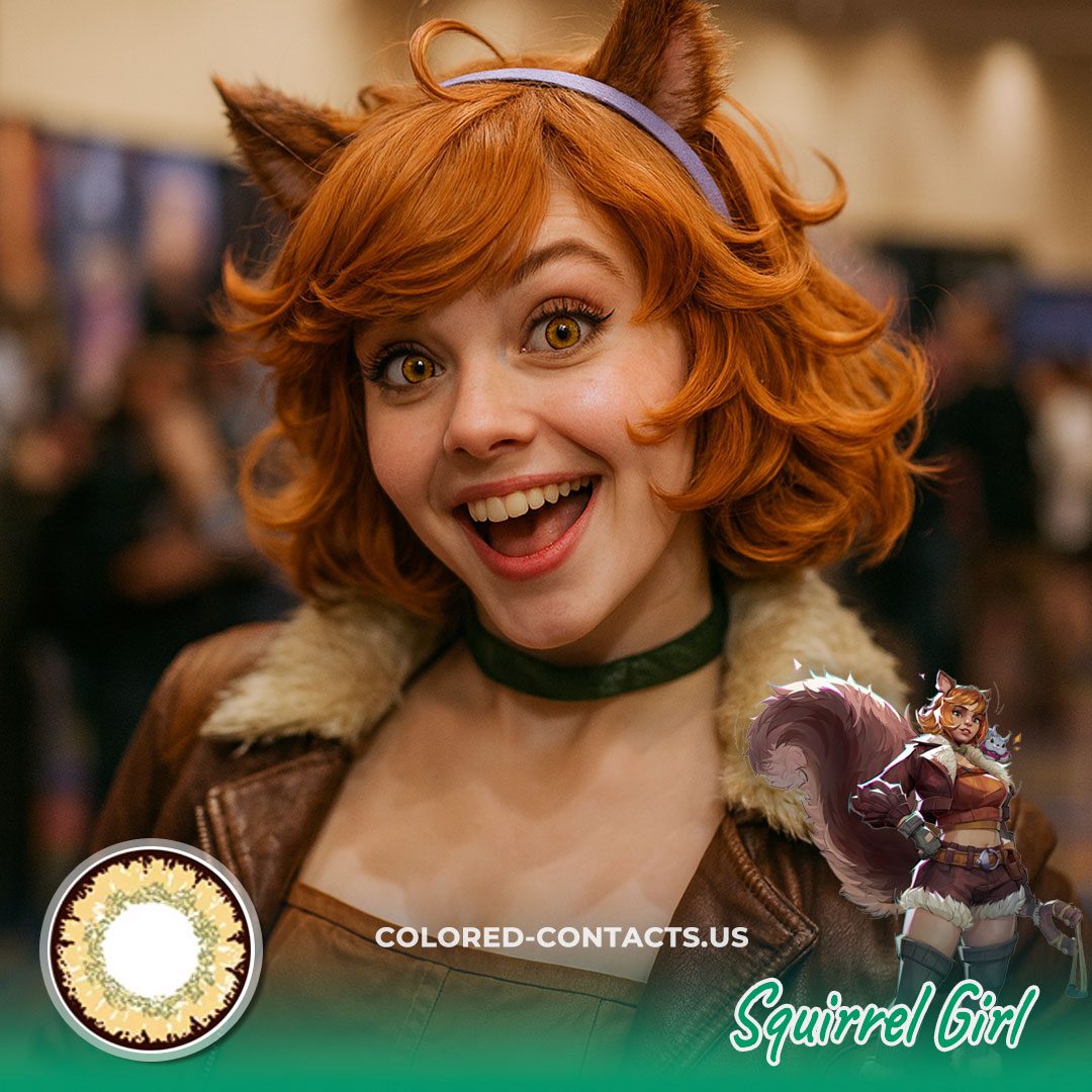 Squirrel Girl Cosplay Contact Lenses - Colored Contacts