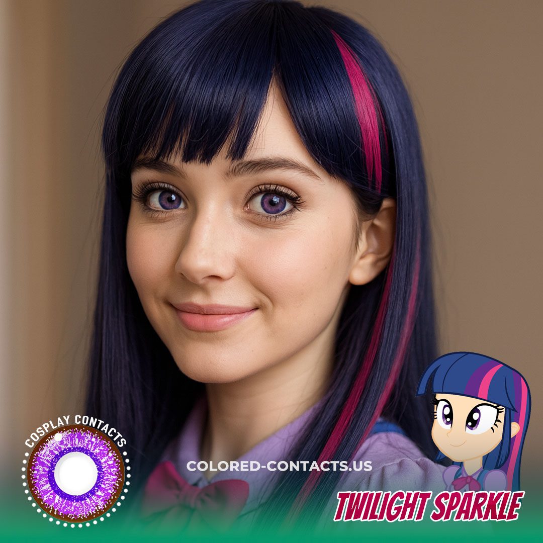 Twilight Sparkle Cosplay Contact Lenses - Colored Contacts
