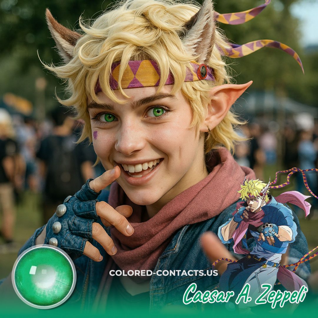 Caesar A. Zeppeli Cosplay Contact Lenses - Colored Contacts