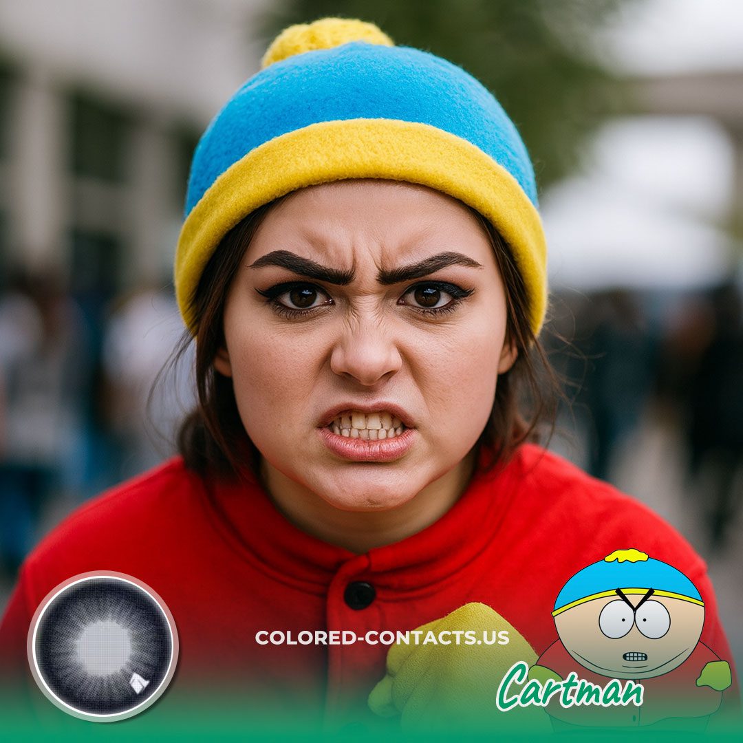 Cartman Cosplay Contact Lenses - CCUS Eyewear | Premium Colored Contacts