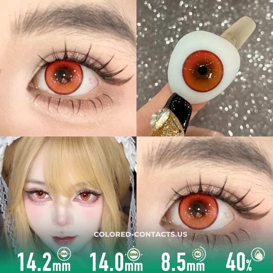Flame & Fire Contact Lenses | 10-Piece Set - Colored Contacts